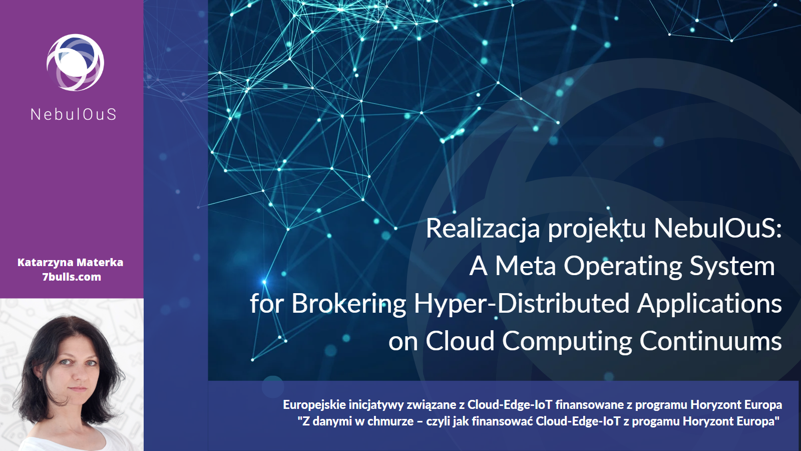 NCBR info session with NebulOuS project - NebulOuS